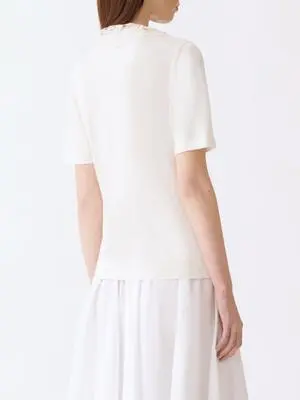 Fabiana Filippi Short Sleeve Knit Polo