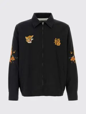 Y’s For X Masses Cotton Shirt Jacket With Graphic Print And Zip Closure