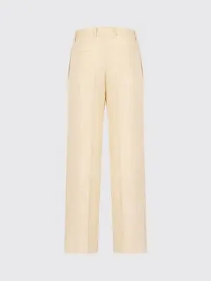 Tagliatore High-waisted Slim Fit Tailored Linen Trousers