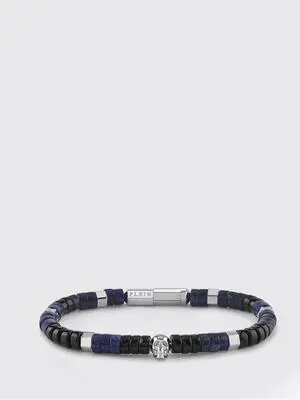 Philipp Plein Crystal And Skull Embellished Bracelet - Black