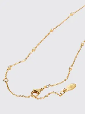 Valentino Garavani Vlogo Signature Pendant Brass Necklace