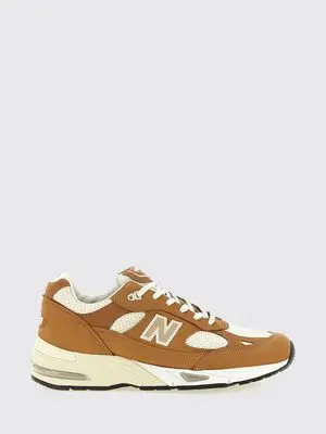NEW BALANCE Made In Uk M991v1 Bicolour Nubuck And Mesh Trainers - Brown