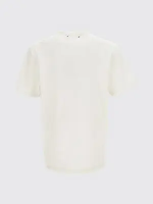 GOLDEN GOOSE Crewneck Cotton T-shirt With Printed Logo
