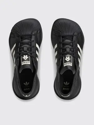 ADIDAS ORIGINALS Sst Leather Trainers With Shell Toe And Logo