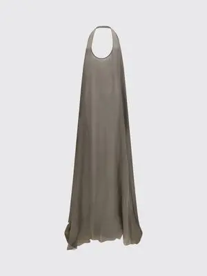 Rick Owens A-line Halterneck Silk Midi Dress