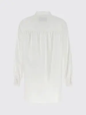 Valentino Garavani Relaxed Fit Cotton Poplin V-neck Shirt