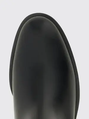 Valentino Garavani Knee-high Vlogo Signature Boots In Calfskin Leather