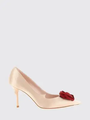 ROGER VIVIER Rose Vivier Satin Pumps - Pink