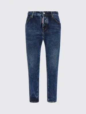Dsquared2 Teddy High-waisted Skinny Fit Jeans In Stretch Denim