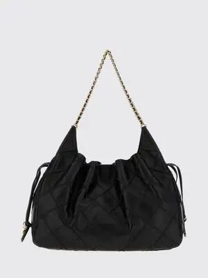 Tory Burch Fleming Large Quilted Shoulder Bag - Black