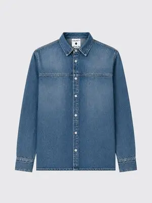 COUNTY OF MILAN Long-sleeved Monogram Print Shirt
