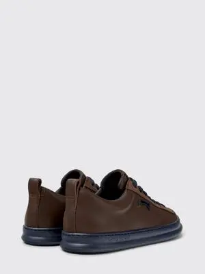 Camper Runner Low-top Sneakers In Natural Grained Leather With Xl Extralight® Sole