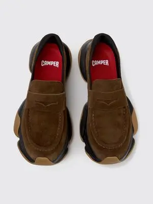 Camper Suede Loafers With Vibram Sole