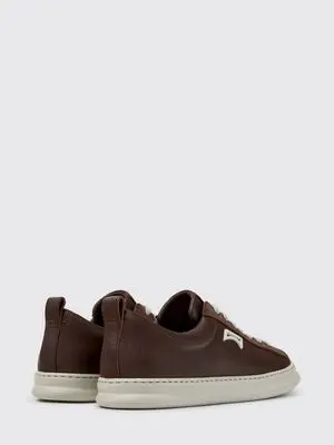 Camper Runner Low-top Sneakers In Natural Grained Leather With Xl Extralight® Sole
