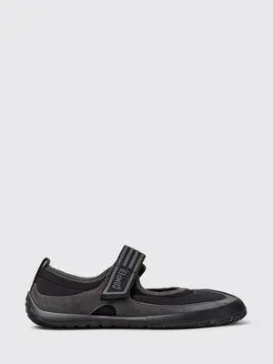 Camper Peu Path+ Suede And Recycled Pet Mary Jane Ballerina Flats