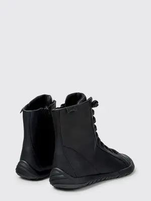 Camper Outdoor Smooth Calfskin Boots With Side Zip