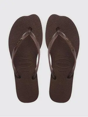 Havaianas Slim Split Rubber Flip-flops - Brown