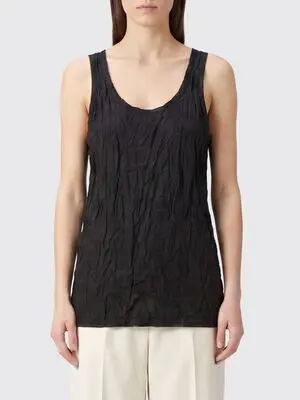 TOTEME Off-the-shoulder Crinkled Cotton-blend Top - Black