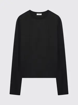 TOTEME Dropped-shoulder Long-sleeve Lyocell-cotton Blend T-shirt