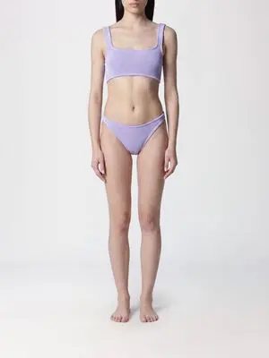 Hunza G Hunza G Textured Two-Piece Swimsuit Violet