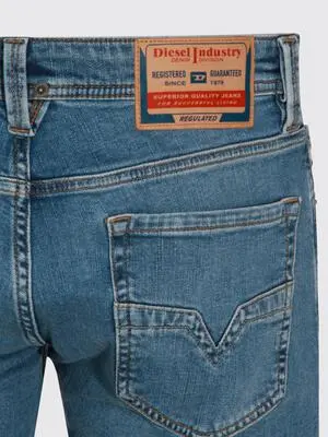 DIESEL® 1985 Larkee Straight Jeans In Mid-rise Stretch Denim With Five Pockets