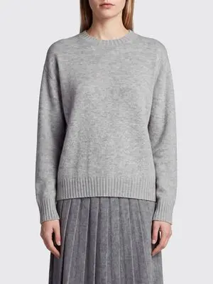 Fabiana Filippi Virgin Wool, Silk, And Cashmere Crewneck Jumper With Monili - Beige