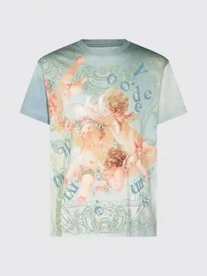 VIVIENNE WESTWOOD Slim Fit Cotton T-shirt With Graphic Print And Lettering Logo