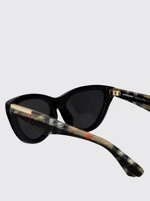 Burberry Cat-eye Acetate Sunglasses With Vintage Check Pattern