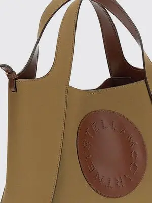Stella McCartney Logo Canvas Handbag With Removable Pouch