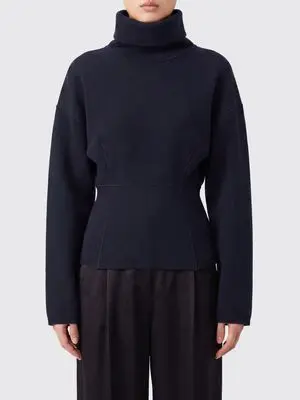 Alaïa Slim-fit Turtleneck Jumper In Silk Blend With Dropped Shoulders