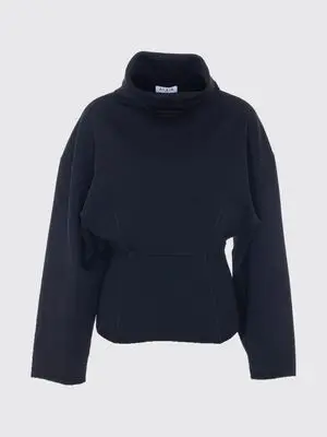 Alaïa Slim-fit Turtleneck Jumper In Silk Blend With Dropped Shoulders