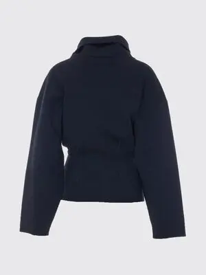 Alaïa Slim-fit Turtleneck Jumper In Silk Blend With Dropped Shoulders