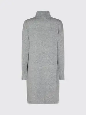 Fabiana Filippi Wool, Silk And Cashmere Knit Turtleneck Mini Dress