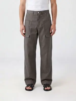 Rick Owens Wide-leg Cotton Twill Cargo Trousers - Grey