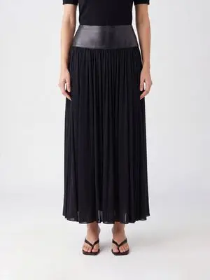 Alaïa Stretch Viscose Midi Skirt