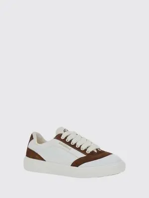 Casablanca Bi Leather And Fabric Sneakers With Round Toe - Brown