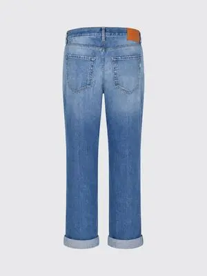 DONDUP Mid-rise Straight Jeans With Distressed Detailing And Turn-up Hems