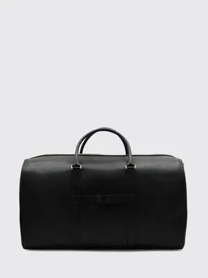 Thom Browne Grained Calfskin Leather Travel Bag With Removable Strap