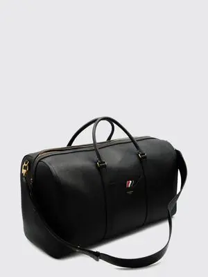 Thom Browne Grained Calfskin Leather Travel Bag With Removable Strap