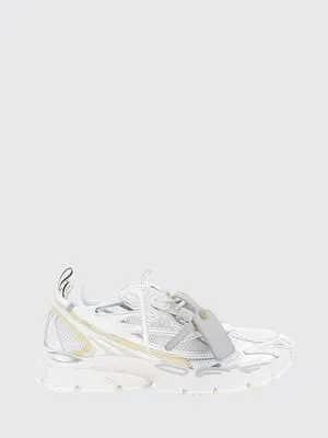 Off-White Off-White Bicolour Mesh Trainers With Notched Sole White 1