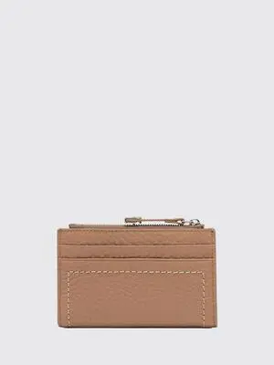 GIANNI CHIARINI Grained Leather Bifold Wallet With Laminated Logo And Coin Pocket