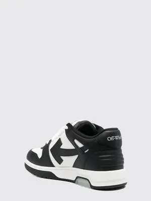 Off-White Out Of Office Leather And Recycled Polyester Sneakers - White 1