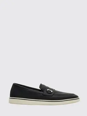 FERRAGAMO Gancini Loafers - Black