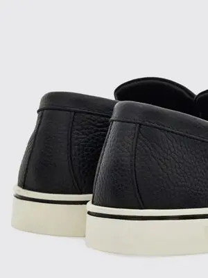 FERRAGAMO Gancini Loafers - Black