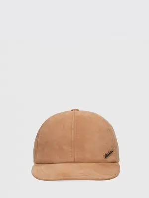 Borsalino Suede Baseball Cap - Brown