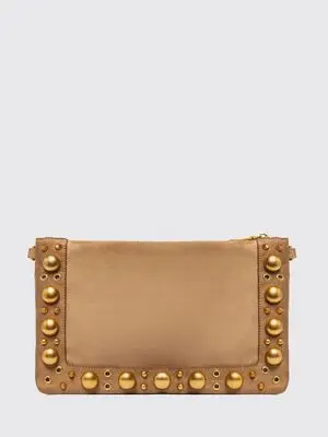 SECRET PON-PON Studded Leopard Print Crossbody Bag
