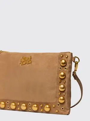 SECRET PON-PON Studded Leopard Print Crossbody Bag