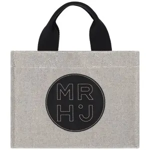 Marhen.j Marhen.j Mono Le Blanc V Cotton Tote Bag Black
