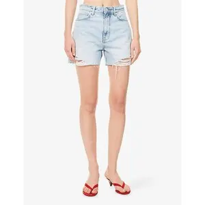 REFORMATION Saige High-rise Denim Shorts