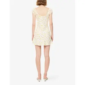 REFORMATION Lucybelle Floral-print Woven Mini Dress